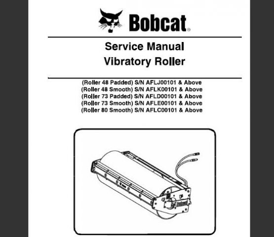 Bobcat Vibratory Roller ( 48 Padded, 48 Smooth, 73 Paddde, 73 Smooth ...